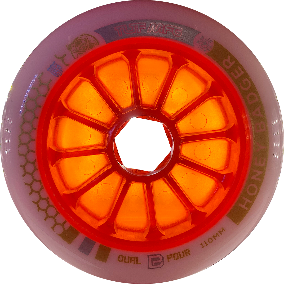 110mm 2024 Honey Badger PRO Q75 12-Spoke Indoor – TLTF Manufacturing