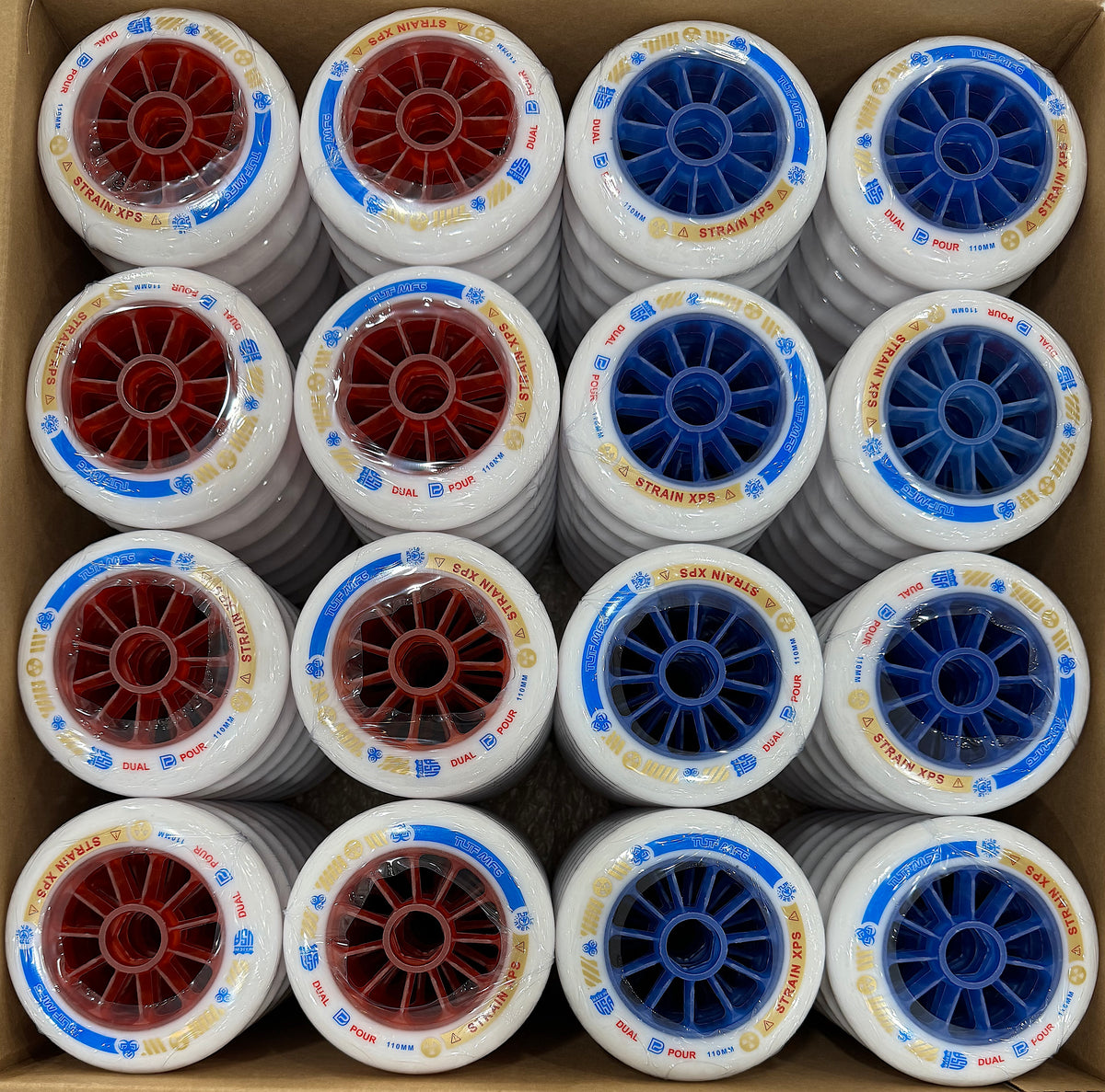 1.3 Export Strain XPS 3.75 Hard 110mm Case of 16 Sets=128 Wheels – TLTF ...