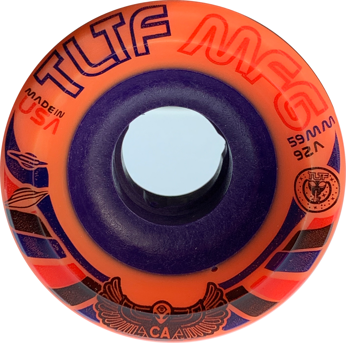 7.0 Quad Derby CA Flyer 59mm Wheel with Composite Core – TLTF Manufacturing